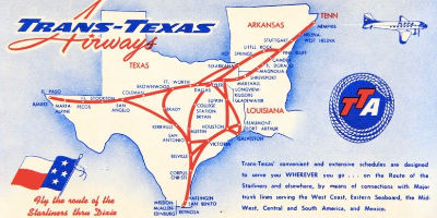 Trans Texas Airways, Texas International Airlines history, fleet ...