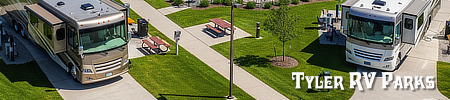 Tyler Texas RV parks, RV resorts, and RV campgrounds
