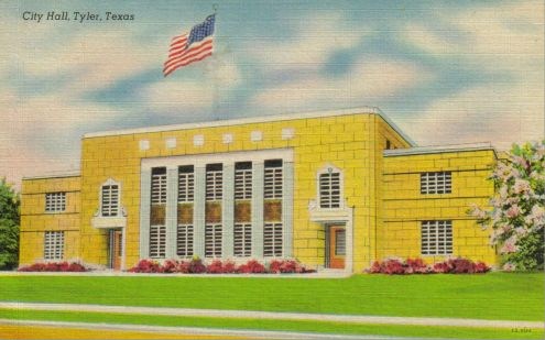 Tyler Texas Historic Postcard Collection: Government and Public Buildings